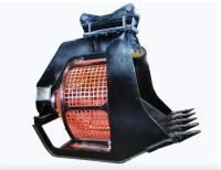 China 0.75m3 capacity 360 Degree Rotating Screening Bucket For Excavator for sale