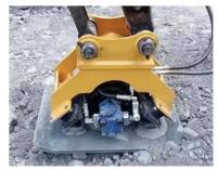China Hydraulic Plate Compactor 2000r/min 20MPA for Excavator Ground Compaction for sale