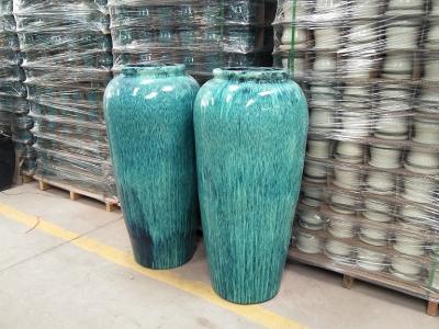 China Outdoor Ceramic Terracotta Pots Planters GW1244 S/2 for sale