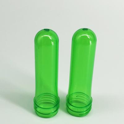 China 18g 24/410 Plastic PET Preform in Clear Green Colors Preform PET Low Price for sale