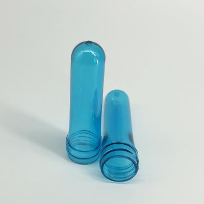 China 22g 24/410 Clear Bule PET Plastic Cosmetic Shampoo Bottle Preforms for sale