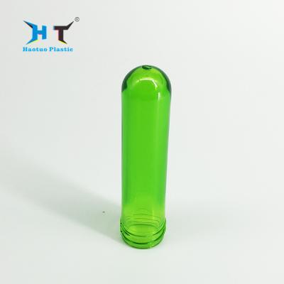 China Beauty Transparent Green Pet Preform , Lightweight Pet Bottle Preform for sale