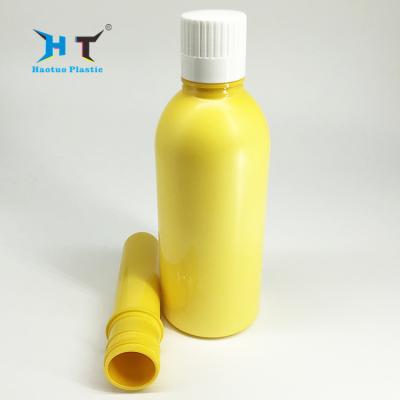 China Pearl Color Plastic PET Preform Mouthwash Blowing Bottle Preform With Screw Cap for sale