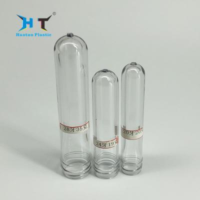 China Durable 1 Liter Bottle Preforms 18mm 20mm 24mm 100% Virgin PET Resin for sale