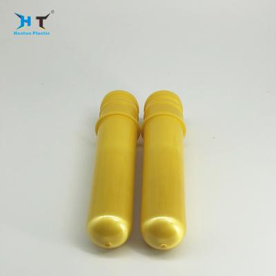 China Yellow Color 38mm Neck Pet Preform for 30 Ml - 1000 Ml bottle Capacity SGS Approved for sale