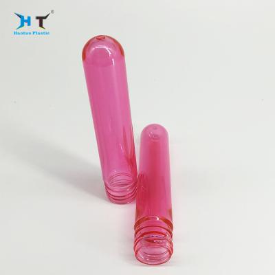 China Lotion Body Gel Container Bottle Plastic PET Preform Red Color High Transparency for sale