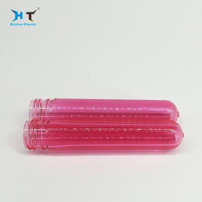 China Lotion Body Gel Container Bottle Plastic PET Preform Red Color High Transparency for sale