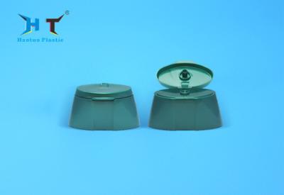 China 26mm Neck Size Double Color Shampoo Bottle Cover Plastic Flip Top Caps for sale