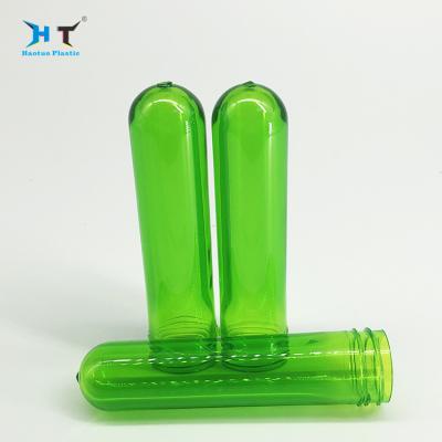 China 400Ml/500Ml Plastic PET Preform , Green Pet Preform 131Mm Length for sale