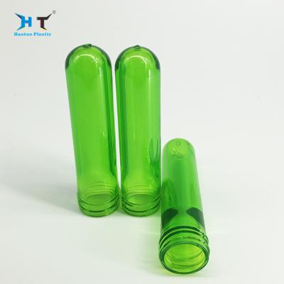 China 400Ml/500Ml Plastic PET Preform , Green Pet Preform 131Mm Length for sale
