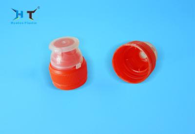 China Sports Plastic Water Bottle Caps 28mm Neck size With Double Safety Ring Pull for sale