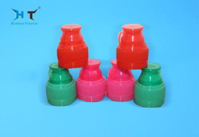 China Sports Plastic Water Bottle Caps 28mm Neck size With Double Safety Ring Pull for sale