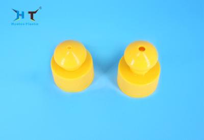 China Yellow Sports Water Bottle Plastic Push Pull Caps , 28mm Push Pull Cap for sale