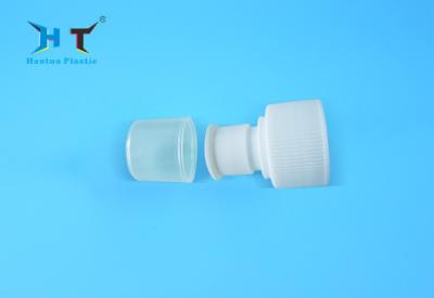 China 28 / 410 Push Pull Plastic Water Bottle Caps OEM / ODM With Dust Cover for sale