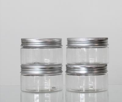 China 68mm Wide Mouth Cosmetic Jars , Cosmetic Cream Pet Plastic Container for sale