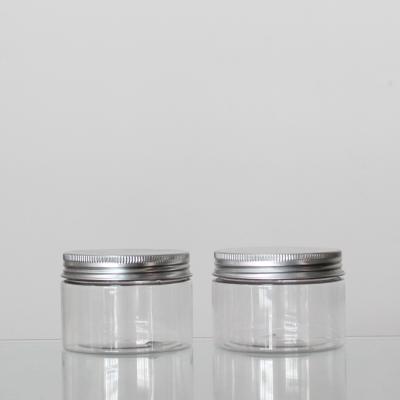 China Hair Gel Sealable PET Plastic Jars Good Sealing Amber Color Easy Storage for sale