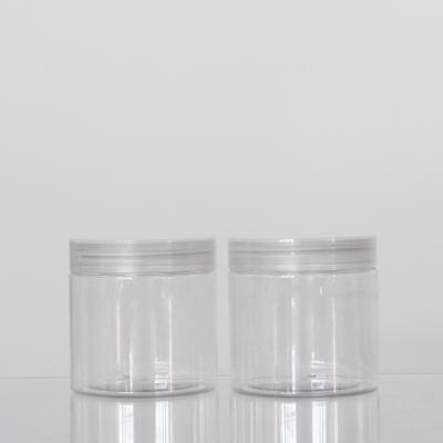 China Empty Makeup Loose Powder Pet Cosmetic Jars 200ml Capacity With Cap for sale