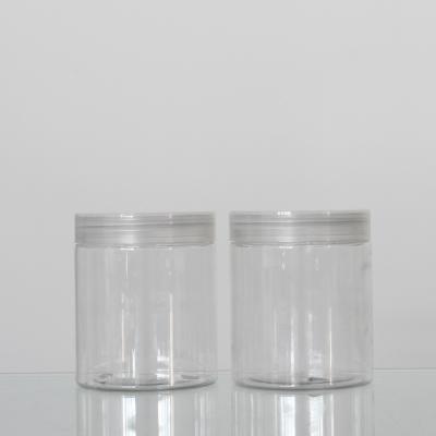 China Smooth Surface 250ml Plastic Jars , 25g Any Color Round Plastic Jars for sale