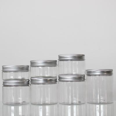 China 68mm Diameter Round Plastic Container 100g 180g 200g 250g 300g For Food for sale