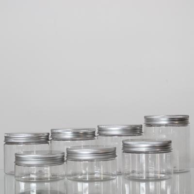 China 68mm Diameter Round Plastic Container 100g 180g 200g 250g 300g For Food for sale