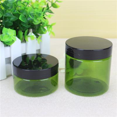 China Clip Cap Cream PET Plastic Jars , 16g/ 25g Small Plastic Jars With Lids for sale