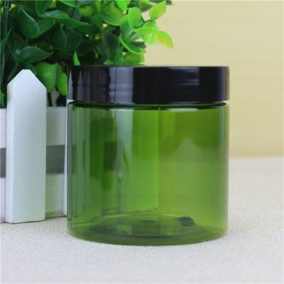 China Clip Cap Cream PET Plastic Jars , 16g/ 25g Small Plastic Jars With Lids for sale