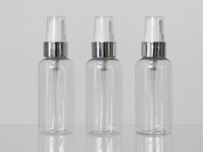China Plastic 60ml Round Cosmetic Bottles With Different Kinds Of Cap Custom Color for sale
