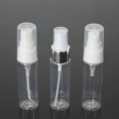 China Custom 30ml Color Clear Plastic Spray Bottle For Cosemtic Perfume for sale