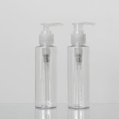 China Custom Color Cosmeitc 120ml Empty Plastic Bottle Of Perfume With Pump for sale