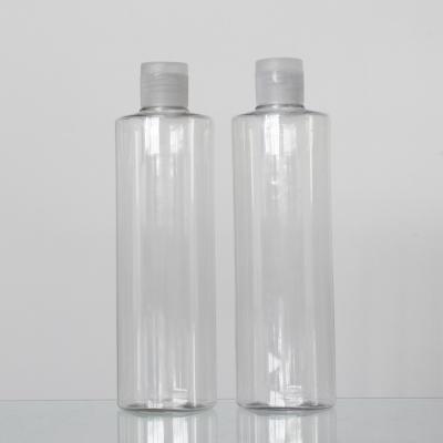 China 250ml Empty Plastic PET Clear Lotion Cosmetic Bottle Can Be Any Color for sale