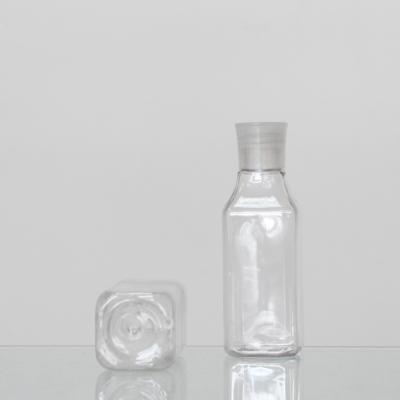 China Any Color Square 80ml Olive Oil Plastic Cosmetic Bottle For Lotion for sale