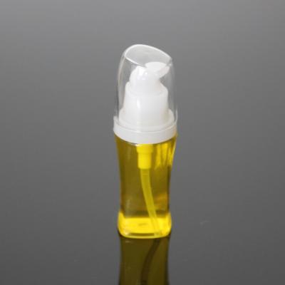 China PET 30ml Square Shape Empty Plastic Lotion Cosmetic Custom Color Bottle for sale