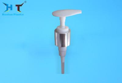 China 28 / 410 Plastic Silver And Gold Press Pump Dispenser Aluminum Closure for sale