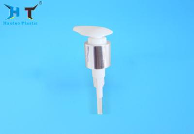 China 28 / 410 Plastic Silver And Gold Press Pump Dispenser Aluminum Closure for sale