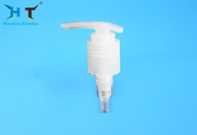 China Ribbed Shampoo Soap Dispenser , Economic Press Pump Dispenser White Color for sale