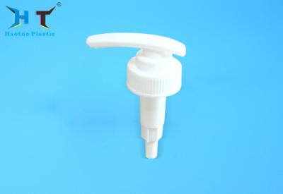 China Ribbed Shampoo Soap Dispenser , Economic Press Pump Dispenser White Color for sale
