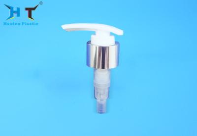 China Ribbed Shampoo Soap Dispenser , Economic Press Pump Dispenser White Color for sale