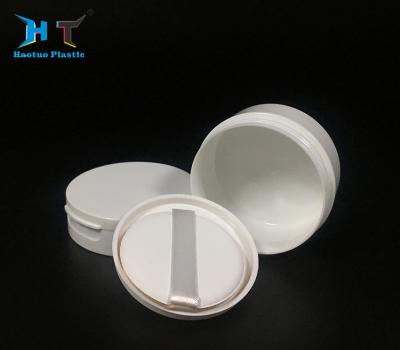 China Small PP Plastic Jars , Portable Mirror Cosmetic Loose Powder Jar for sale