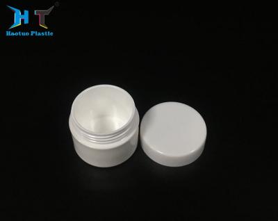 China 10 Ml Capacity Small Plastic Screw Top Jars 32 Mm Dia Silk Screen Printing for sale