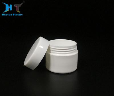 China 10 Ml Capacity Small Plastic Screw Top Jars 32 Mm Dia Silk Screen Printing for sale