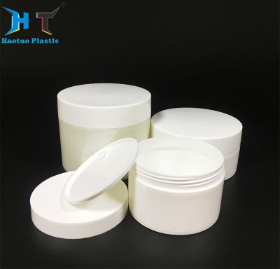 China Luxury Cosmetic PP Plastic Jars 200g 300g 500g PP Plastic Polish Surface for sale