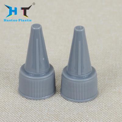 China Small Plastic Push Pull Caps 28mm 32mm For Hair Liquid Dispensing Bottle for sale