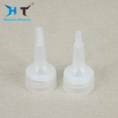 China OEM / ODM Service Ribbed Water Bottle Spout Cap,28mm Push Pull Cap for sale