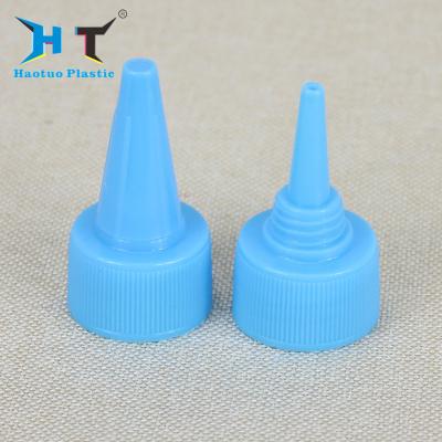 China OEM / ODM Service Ribbed Water Bottle Spout Cap,28mm Push Pull Cap for sale