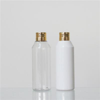 China Custom Cosmetic Packaging 150ml  Plastic Bottles With Screw Cap for sale