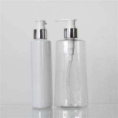 China 250ml Plastic Liquid Soap Lotion Skin Cream Dispenser Pump Bottle for sale