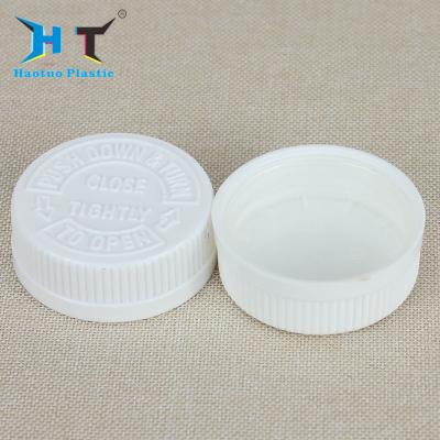 China Double Wall 28mm Bottle Caps 4.8 Gram For Plastic PET Capsule Bottle for sale