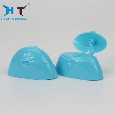 China 22 mm Flip Top Plastic Caps , Small Screw Cap With Round Top Cover for sale