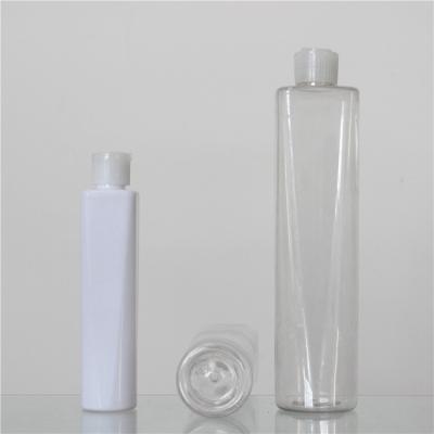 China Luxury White PET Cosmetic Bottle , Cosmetic Pump Bottles 120ml 300ml 400ml for sale