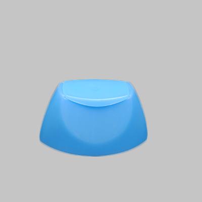 China Shampoo Bottle Flip Top Plastic Caps , Oval Style Lotion Bottle Caps Closures for sale